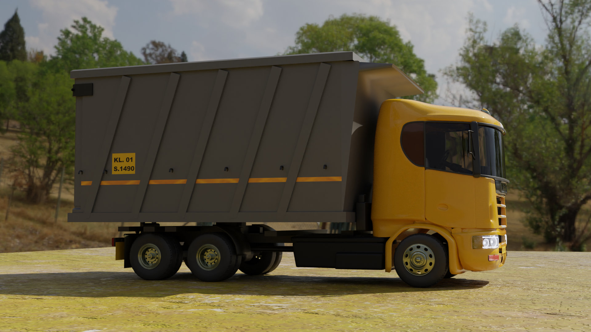 Scania Tipper Truck lbs111 3D model