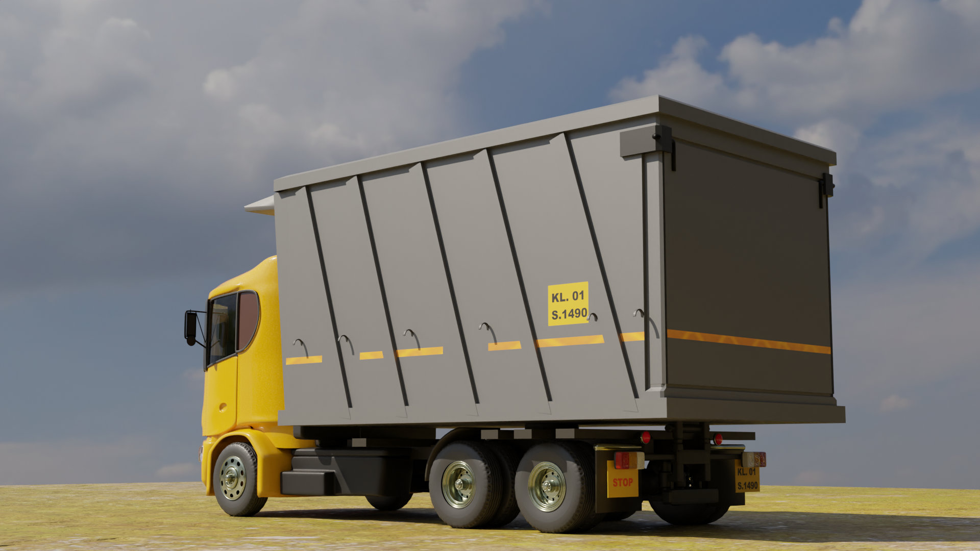 Scania Tipper Truck lbs111 3D model