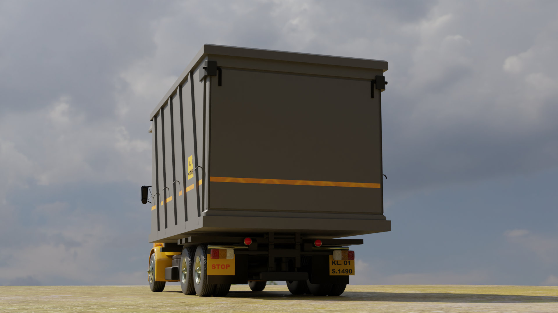 Scania Tipper Truck lbs111 3D model