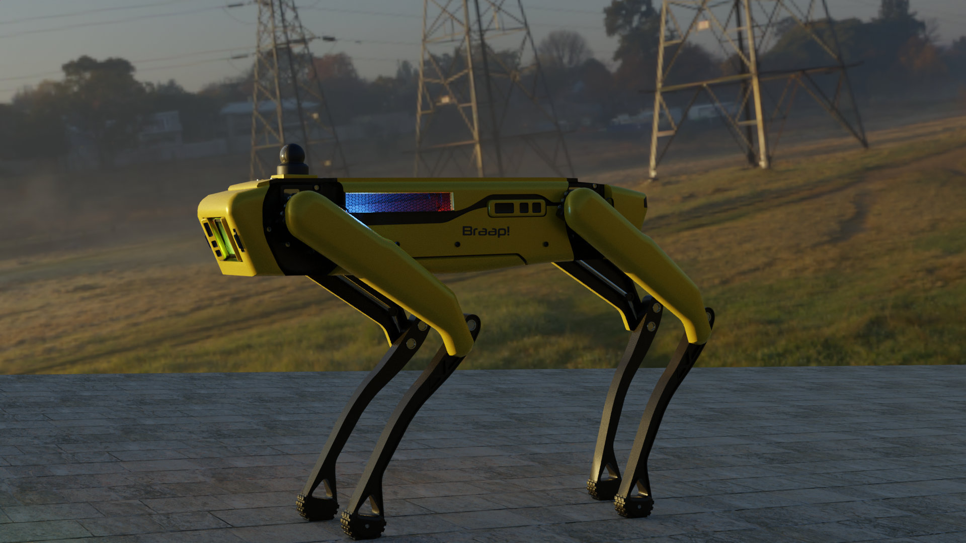Boston Dynamics Spot robot dog 3d model