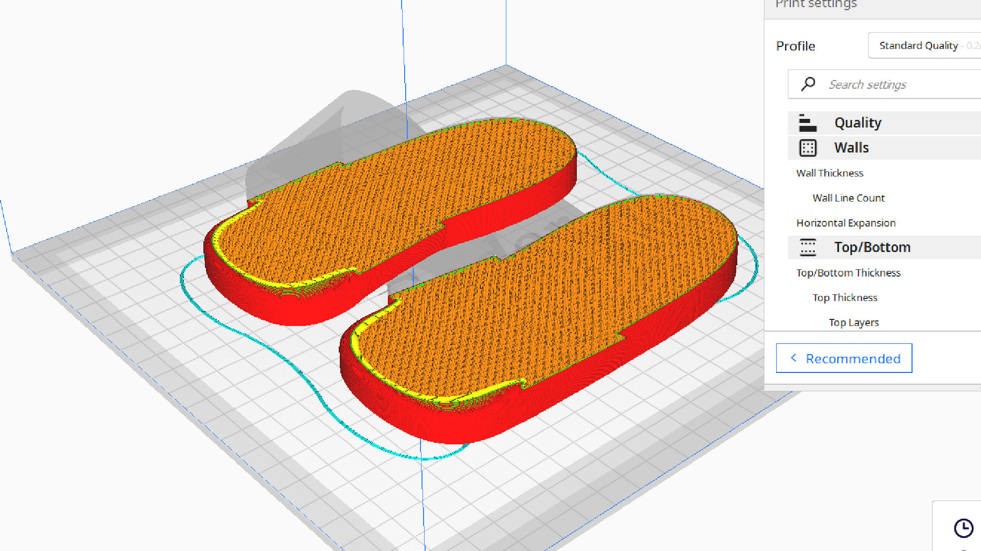 3d Printed Flip Flop for Download stl & gcode format