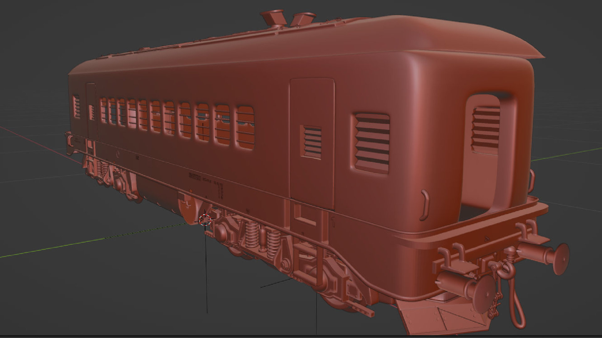 Train Middle bogie 3D Models For Download