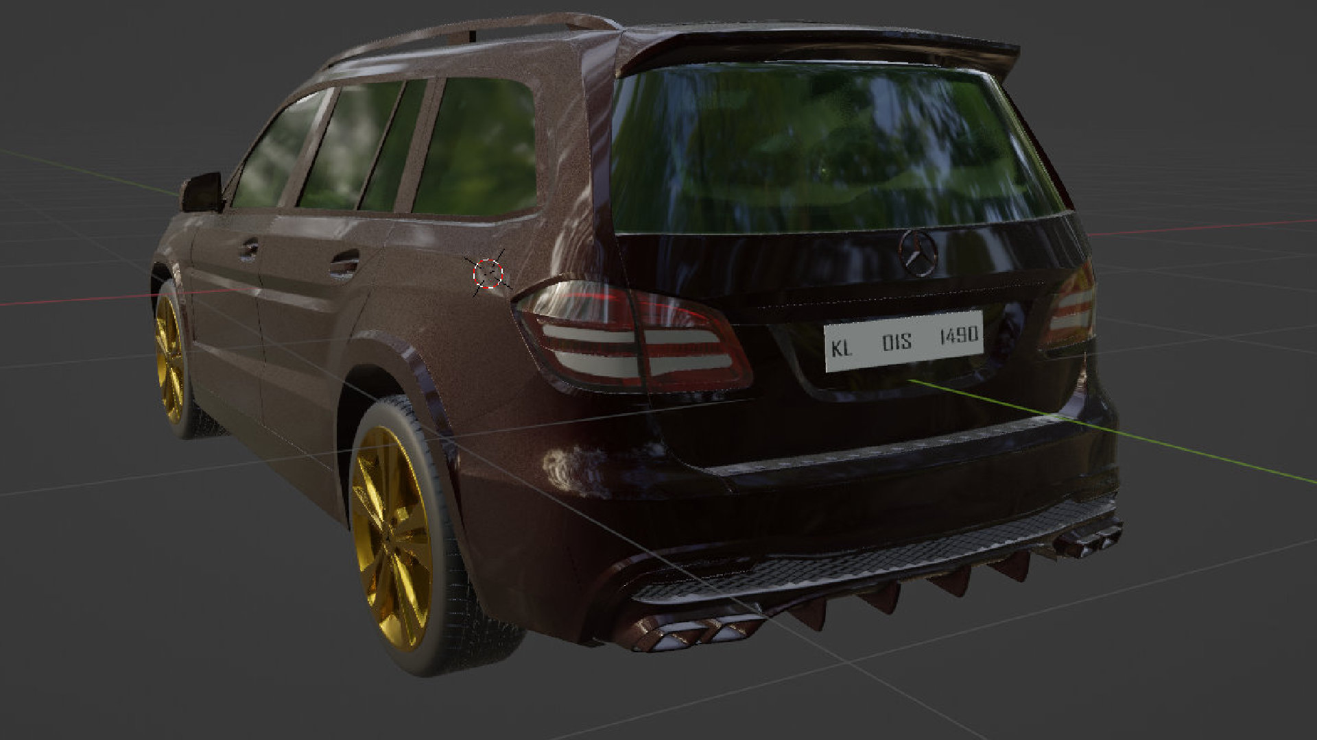 Mercedes-Benz GLS 3D Model for Download