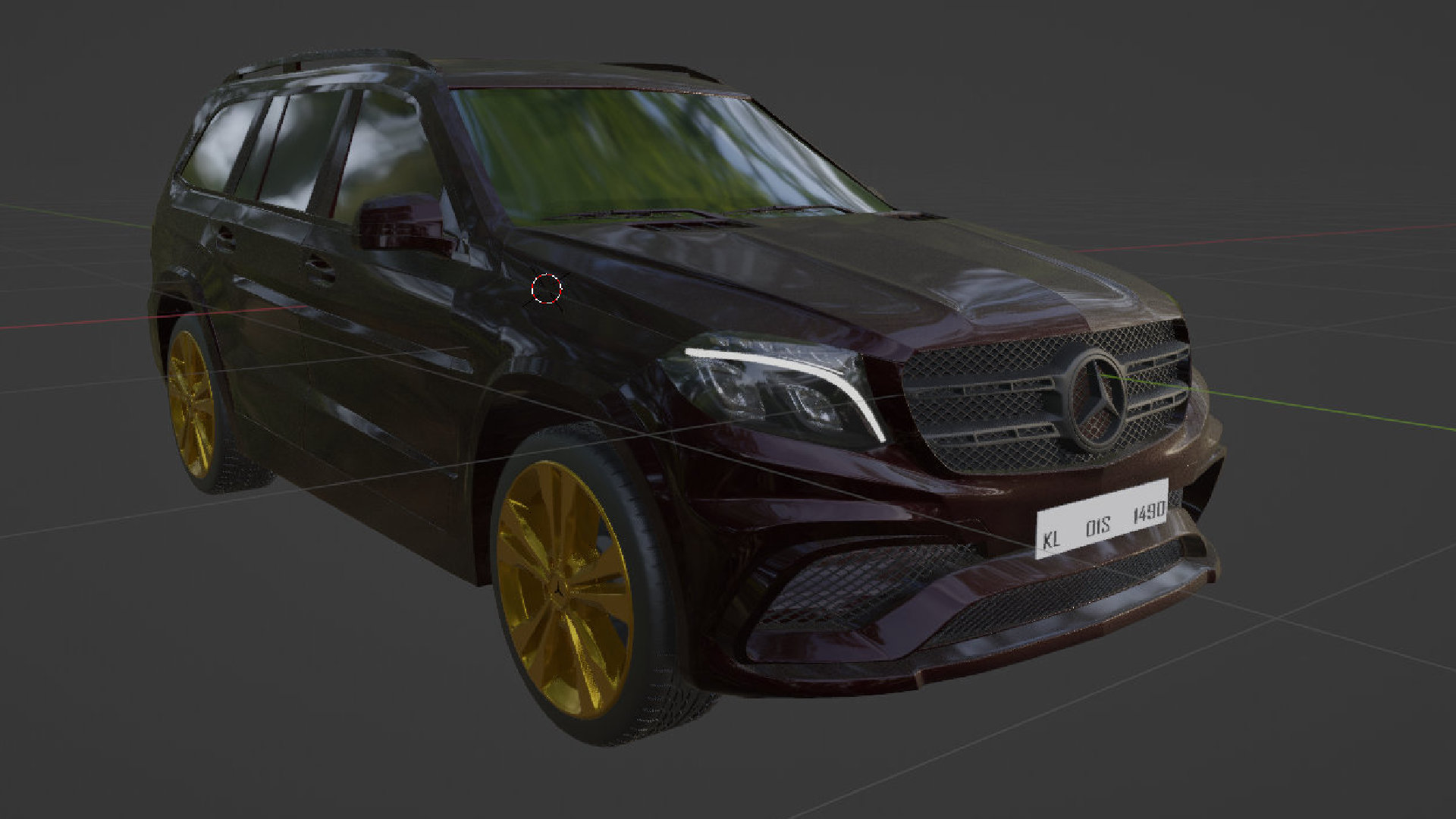 Mercedes-Benz GLS 3D Model for Download