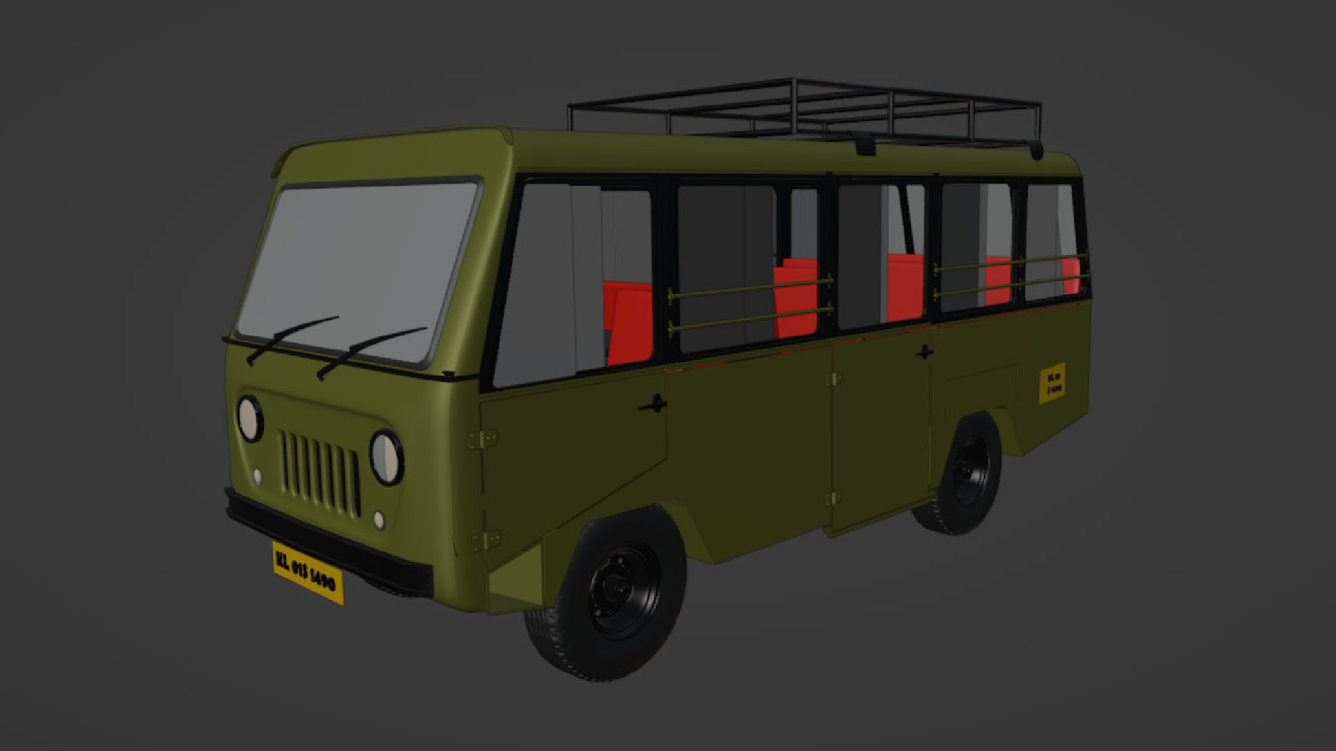 Mahindra Van FJ 470 3D Model