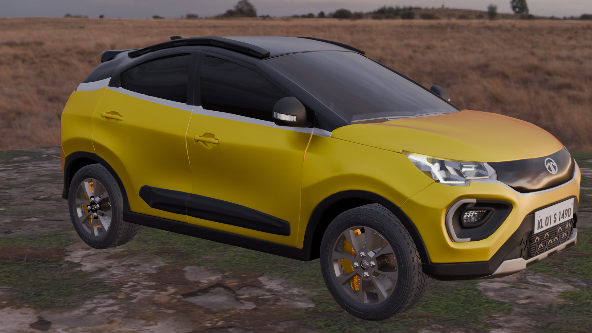 Tata Nexon 3d Model for Download