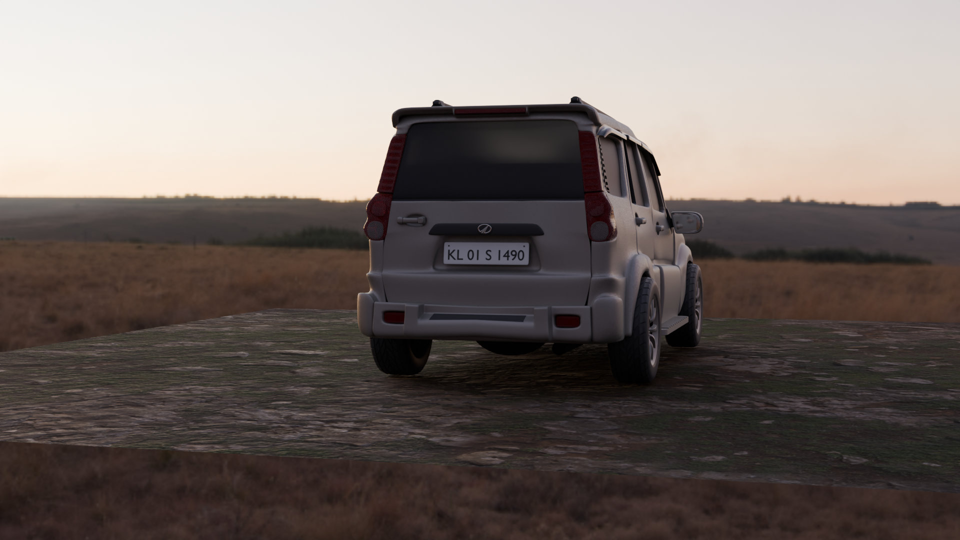 Mahindra Scorpio 3D Model For Download
