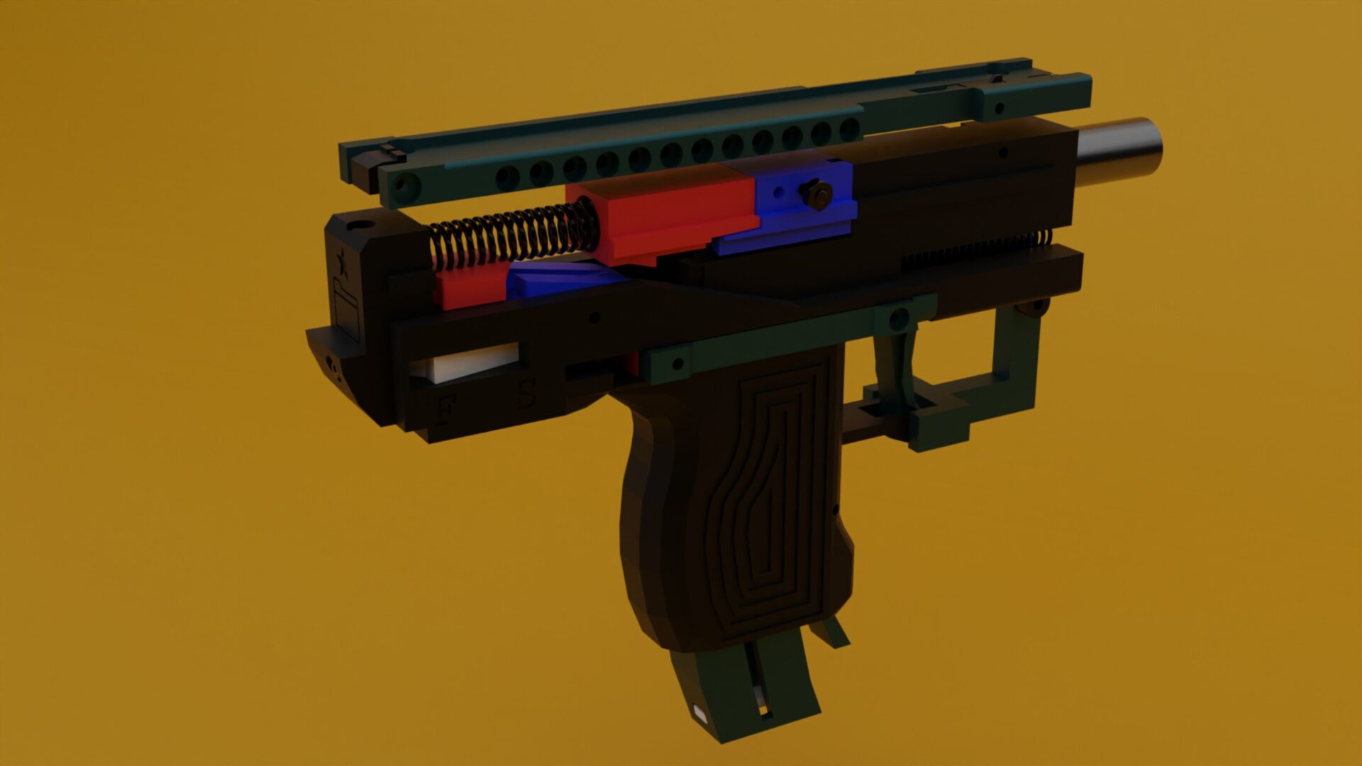 yeet .22lr fully 3d printed parts | cad file