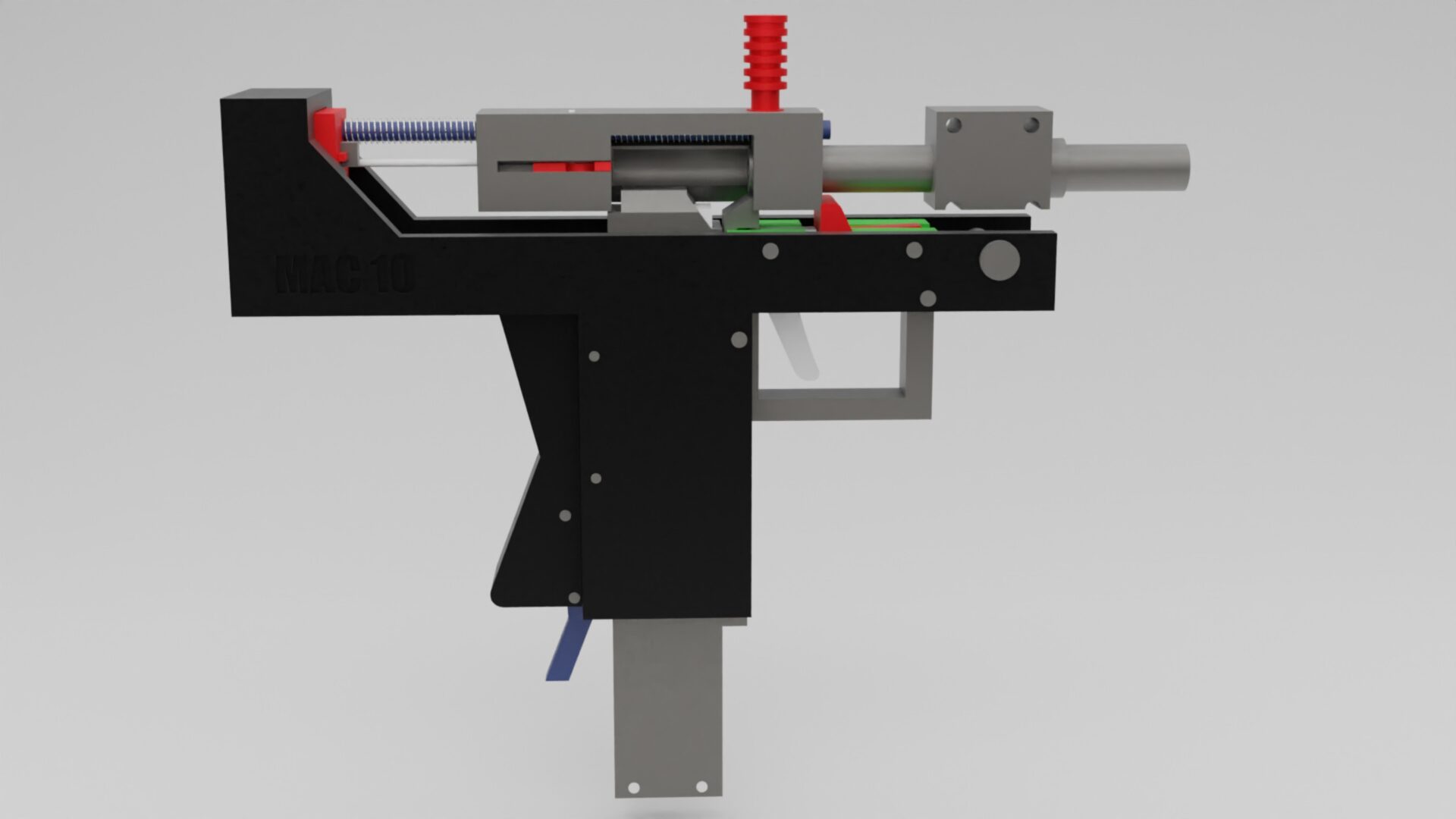 3D-Printed MAC-10 Replica – Precision Model