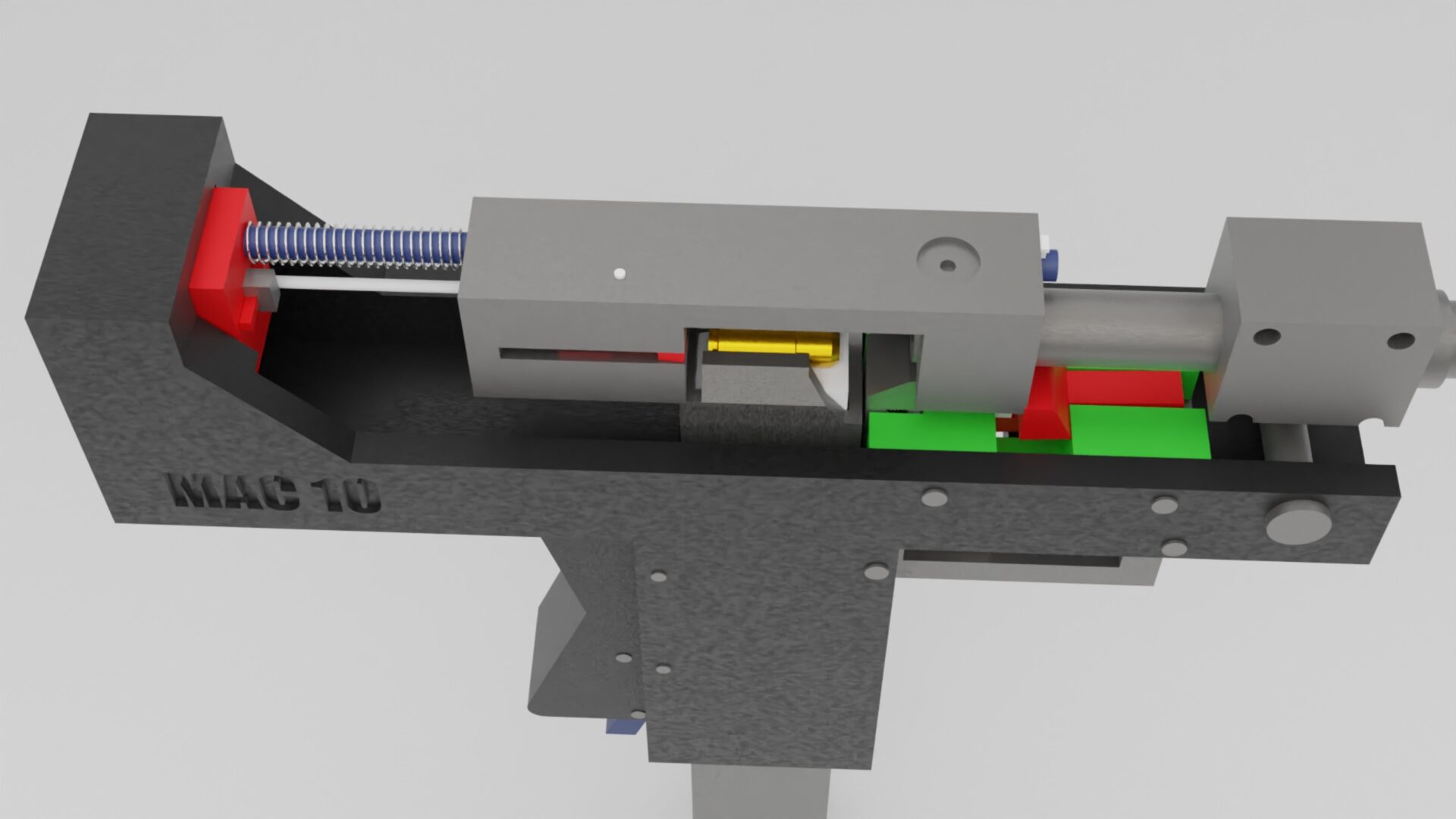 3D-Printed MAC-10 Replica – Precision Model