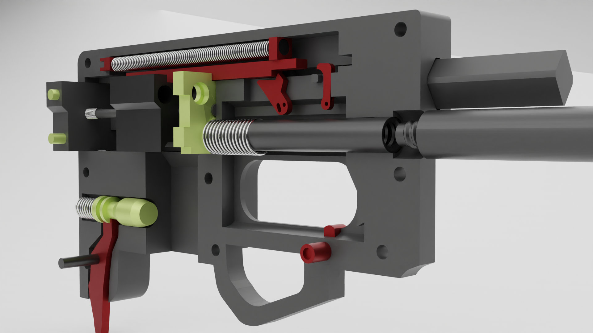 USFA .22LR Zip Gun – Fully 3D Printed, Compact & Functional DIY Model