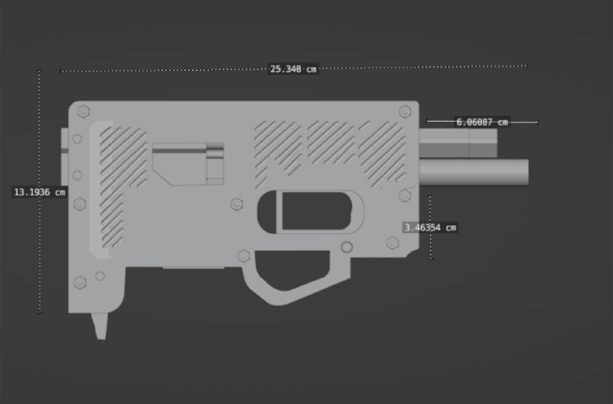 USFA .22LR Zip Gun – Fully 3D Printed, Compact & Functional DIY Model