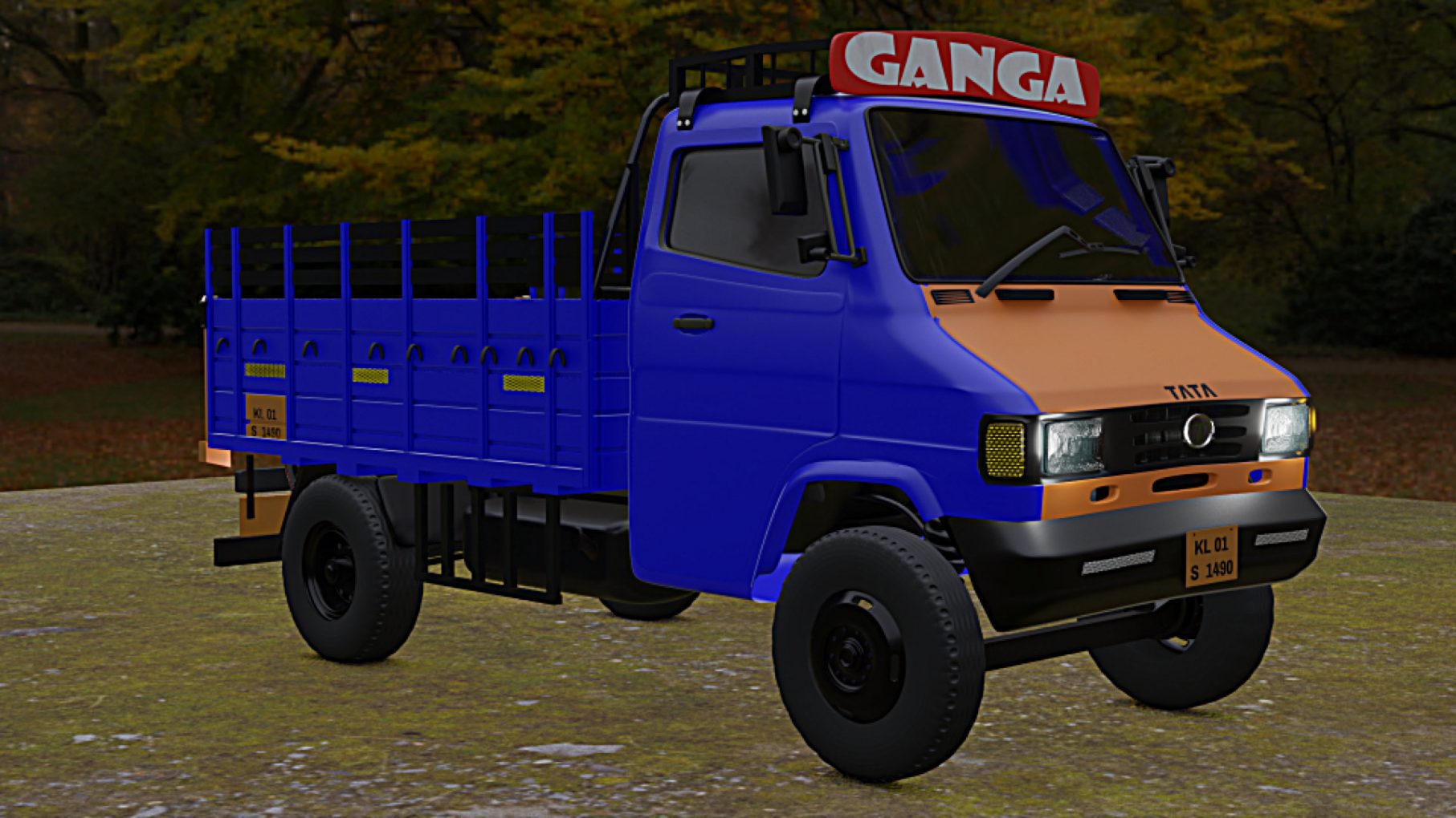 TATA 407 3D MODEL FOR DOWNLOAD®