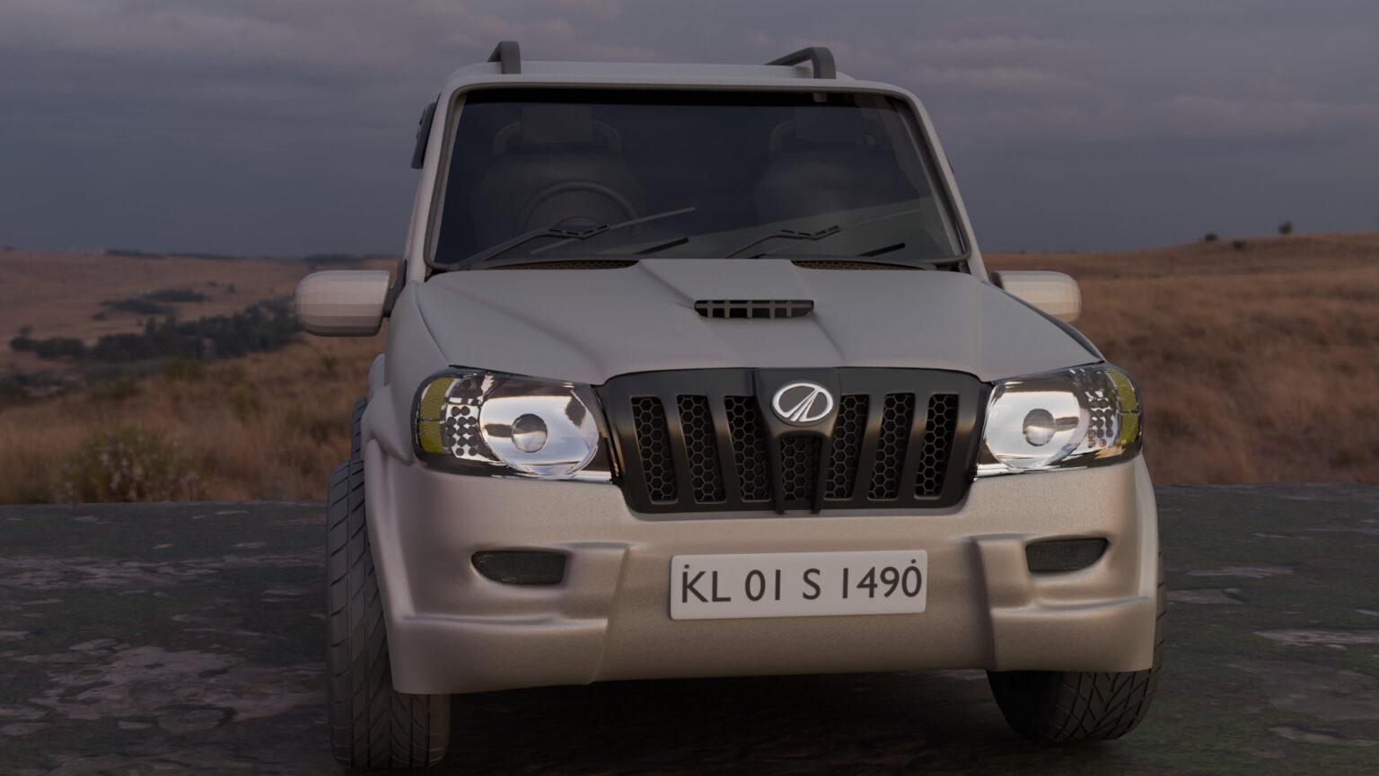 Mahindra Scorpio 3D Model For Download