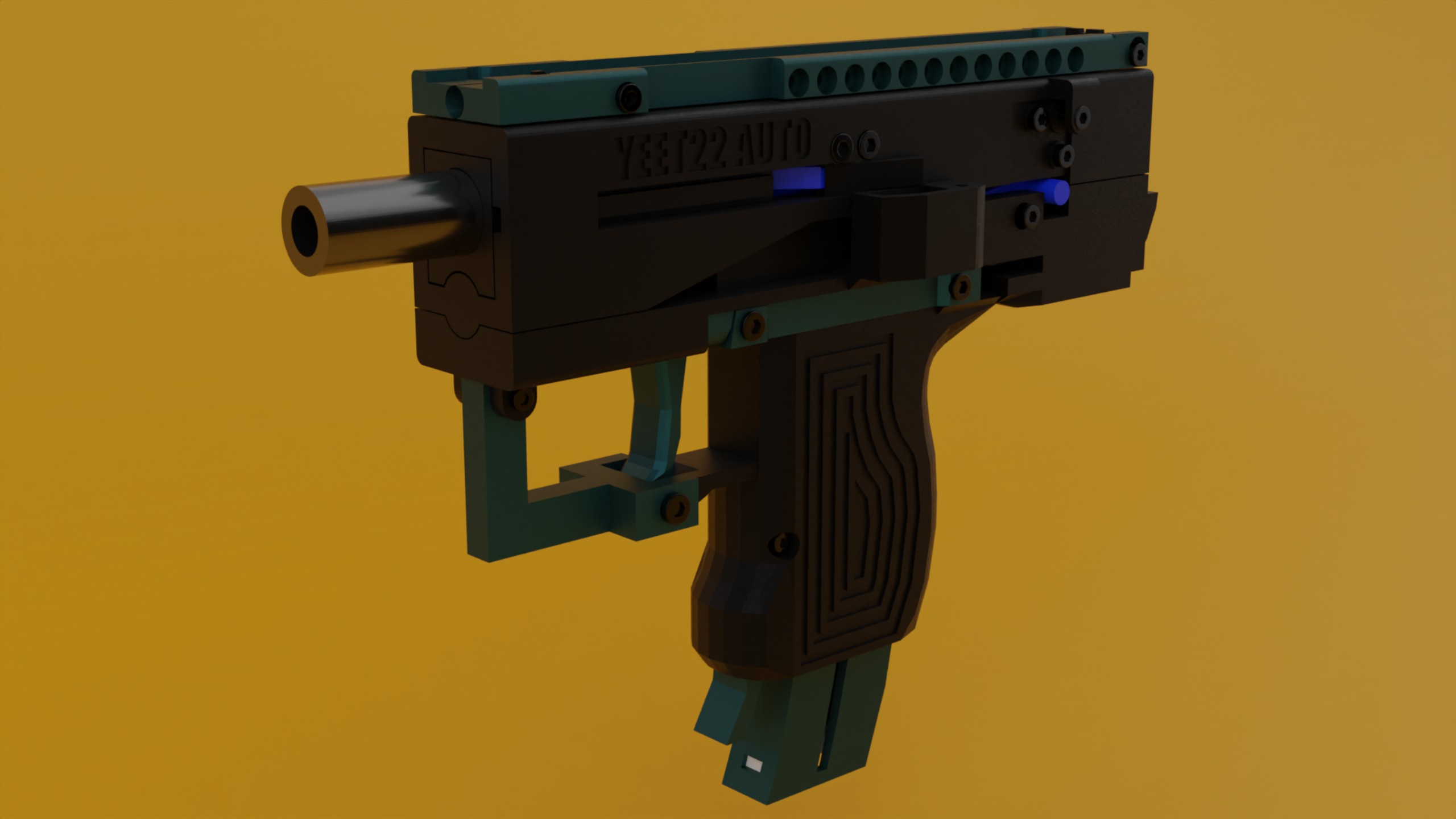 yeet .22lr fully 3d printed parts | cad file